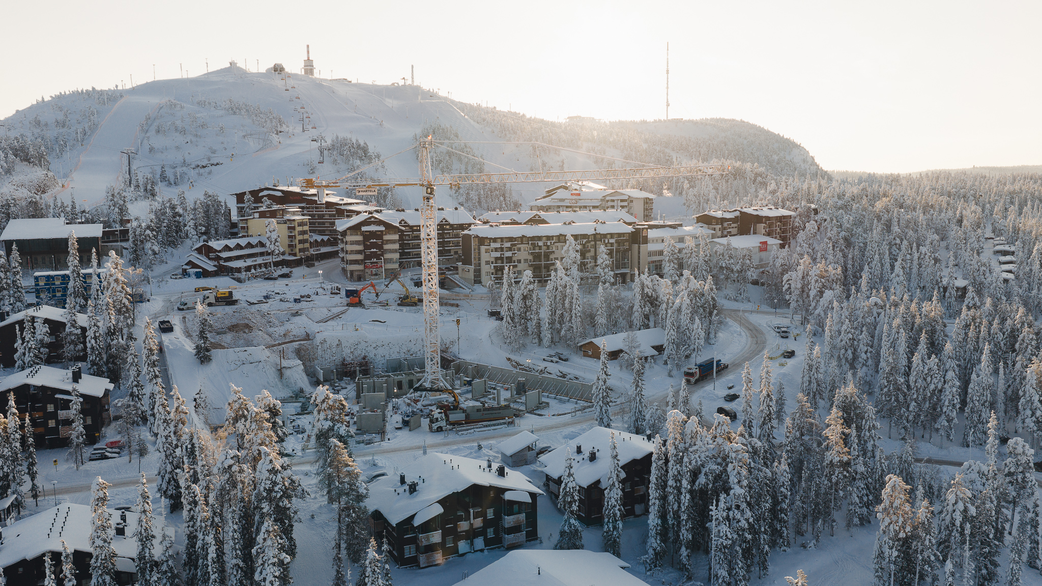 ruka village construction site in march 2026 photo mikko santasalo