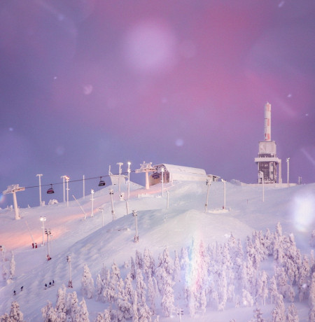 Ruka hiihtokeskus huippu